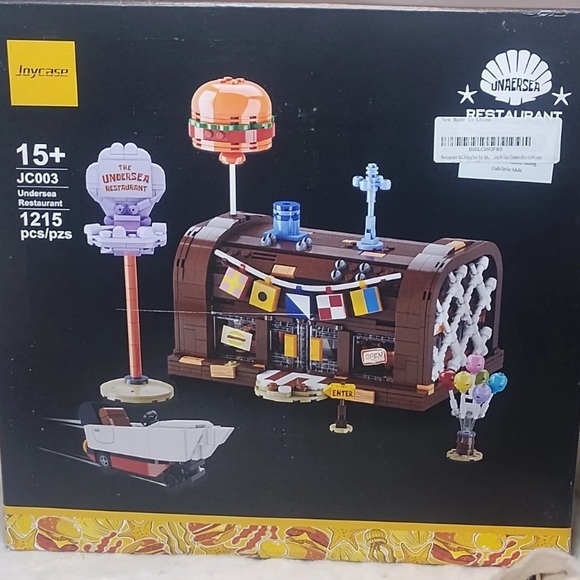 Joycase | Toys | Spongebob Krusty Crab Undersea Restaurant Building ...